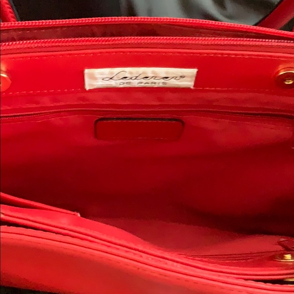 French | Bags | French Red Leather | Poshmark
